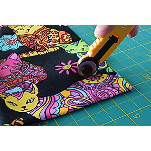 Quilter’s Cut 18mm Rotary Blades, 12 Pack, Fits Olfa, Fiskars, Martelli, & Truecut