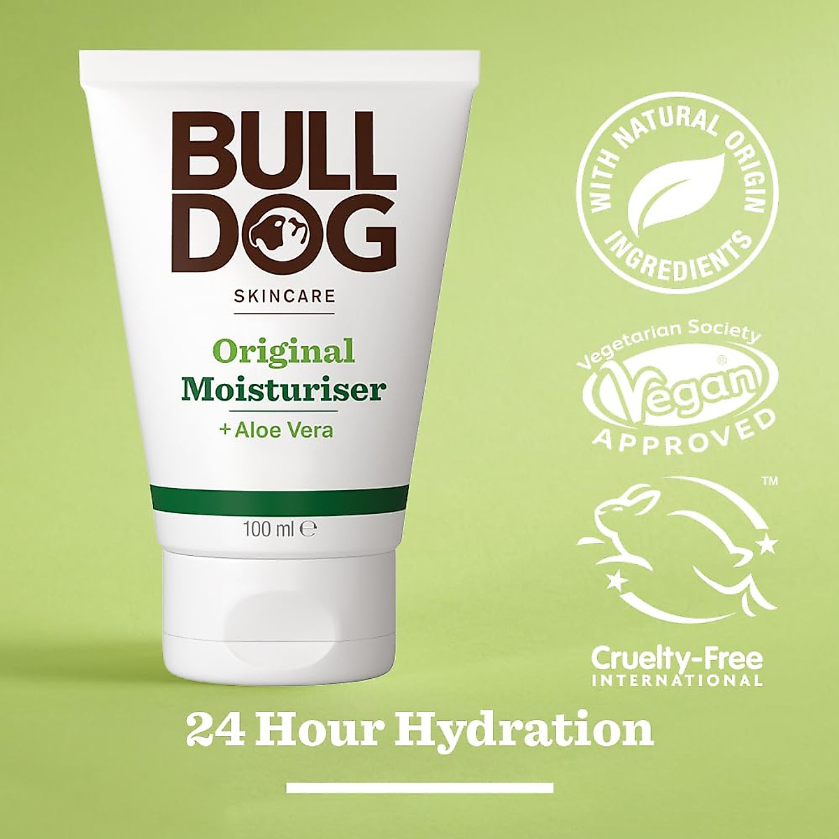 MEET THE BULL DOG Original Moisturiser, 3.3 Ounce