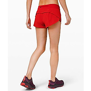 Lululemon Speed Up Short 2.5" (Dark Red, Size 4)