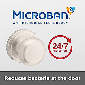 Kwikset 97200-789 Juno Passage Knob, Satin Nickel