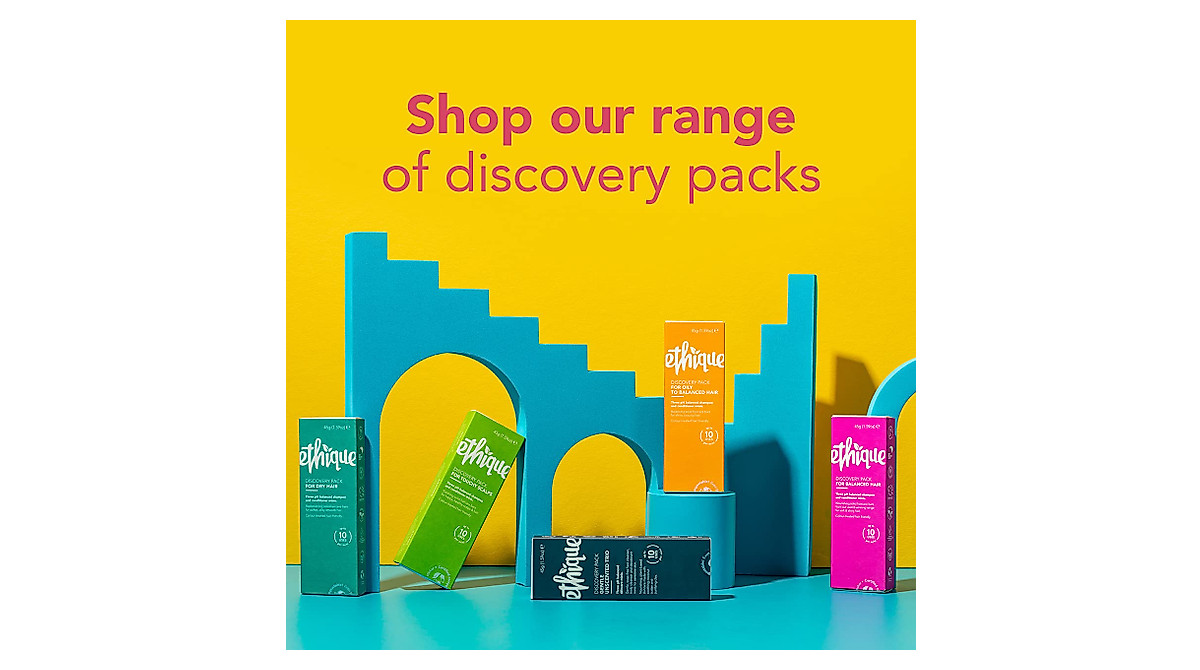 Ethique Discovery Pack for Touchy Scalps - Eco-Friendly Kit