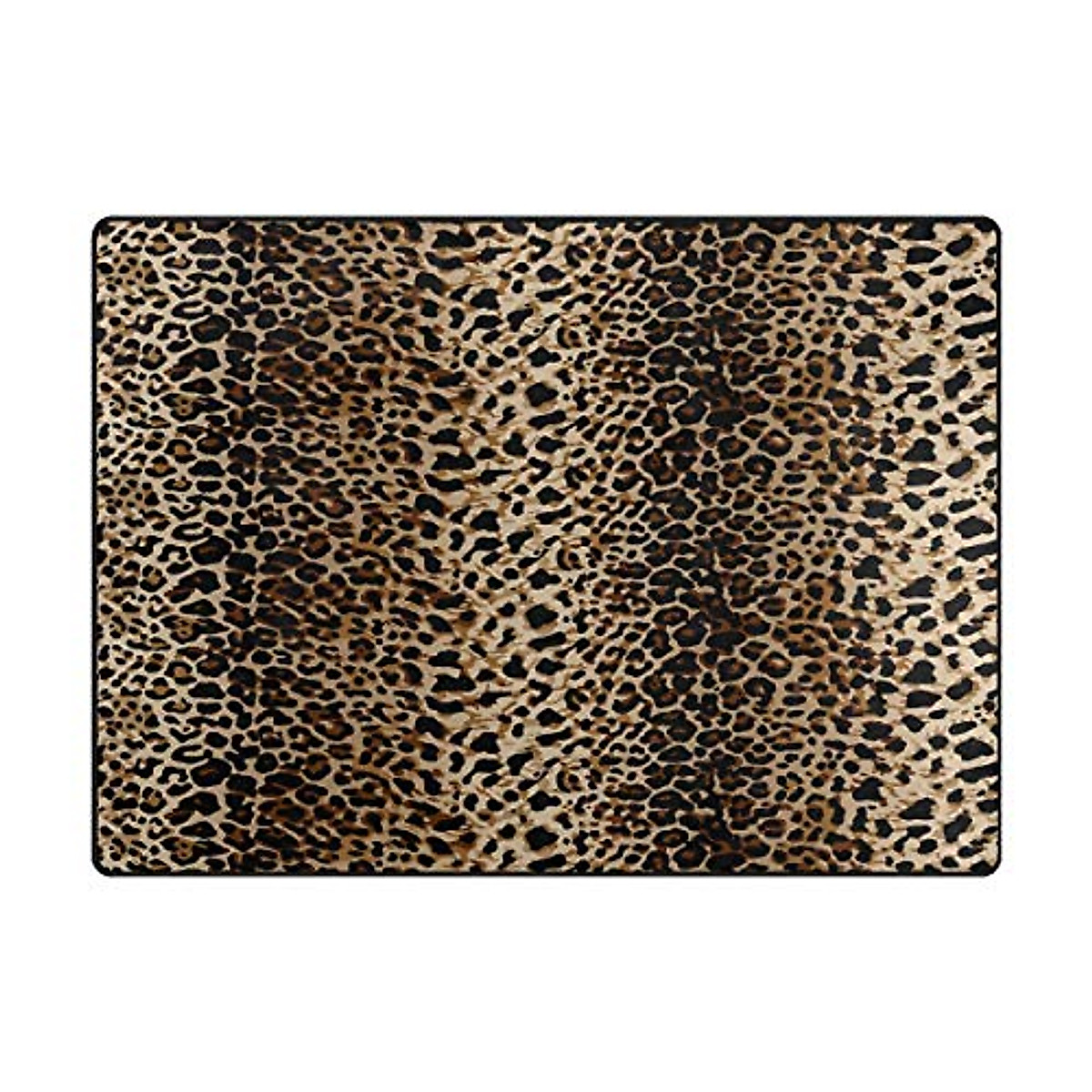 ALAZA Leopard Print Vintage Area Rug Rugs for Living Room Bedroom 7' x 5'