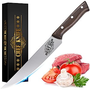 Fathers Day Dad Gifts from Daughter - Fathers Day Birthday Gifts from Wife, Son, Gifts for Dad - Christmas Dad Gifts for Father, Husband, Step Dad, Bonus Dad - Best Dad Ever Gifts, 8 inch Chef Knife