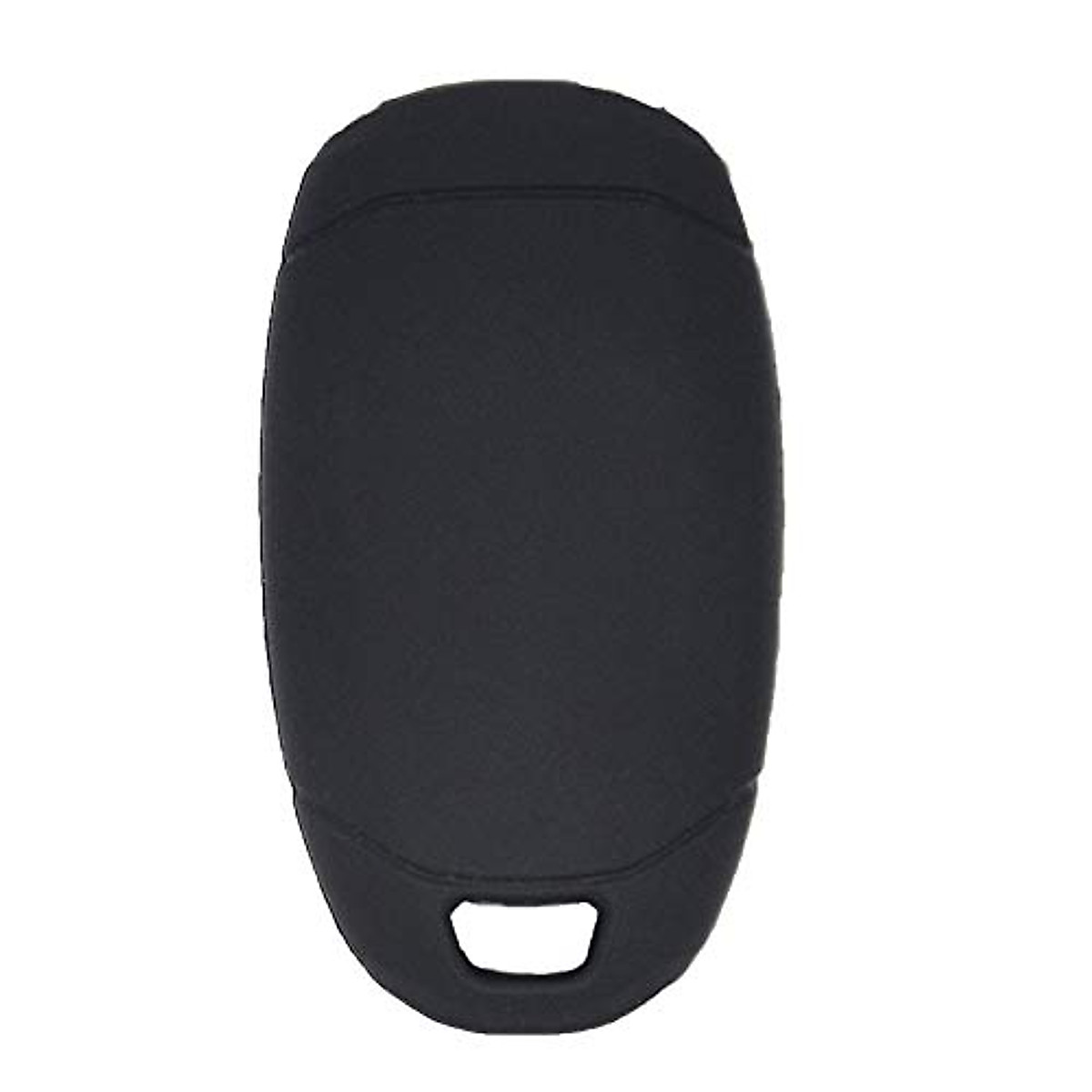 LemSa 2Pcs 4 Buttons Silicone Smart Remote Key Fob Cover Case Protector Holder for Hyundai Kona Santa Fe Azera Grandeur IG 2019 2020, Black