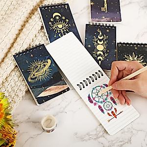 EOOUT Small Spiral Notebook, Aesthetic Pocket Notebook, 16pcs, 3x5 Inches, Memo Pads, Home Office College School, Lined College Ruled Paper, 60 Sheets Per Notebook, 8 Styles