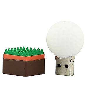 64GB Ball Shape USB Flash Drive U Disk USB 2.0 Data USB Flash Disk Memory Stick Pen Drive Storage Device USB Drive External Storage Flash Disk (Golf)