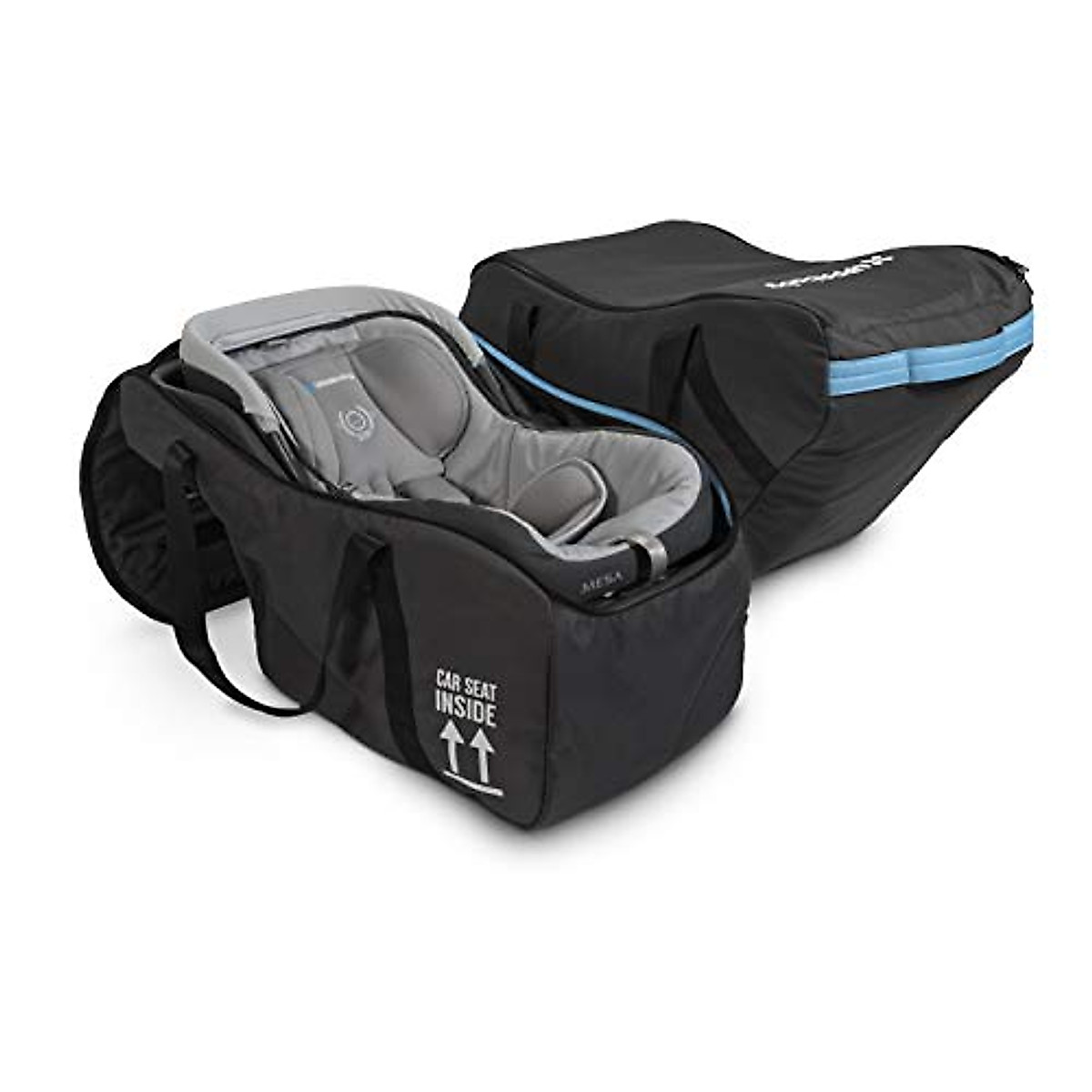 UPPAbaby MESA Infant Car Seat - Jordan (Charcoal Melange) Wool Version + Travel Bag for MESA