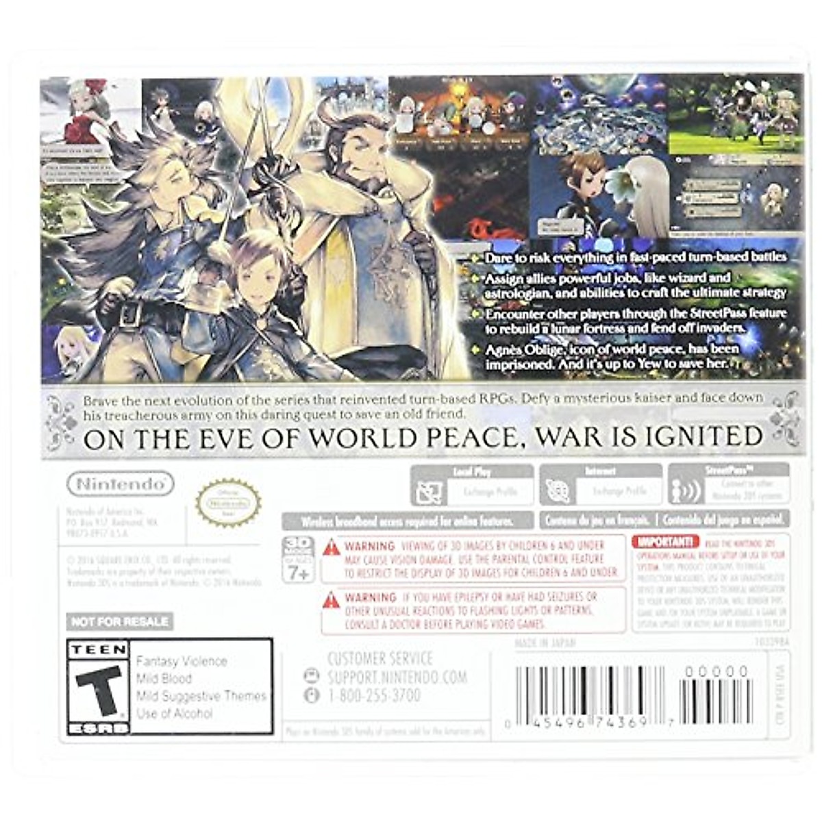 Bravely Second: End Layer Collector's Art Book - US Edition