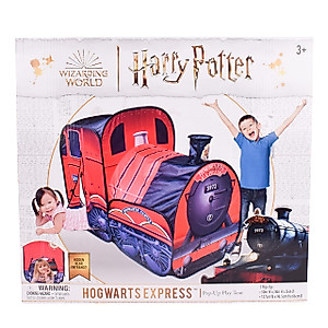 Harry Potter Hogwarts Express Pop Up Tent – Easy to Setup Playhouse for Kids | Red Train Toy with Two Entrances – Sunny Days Entertainment