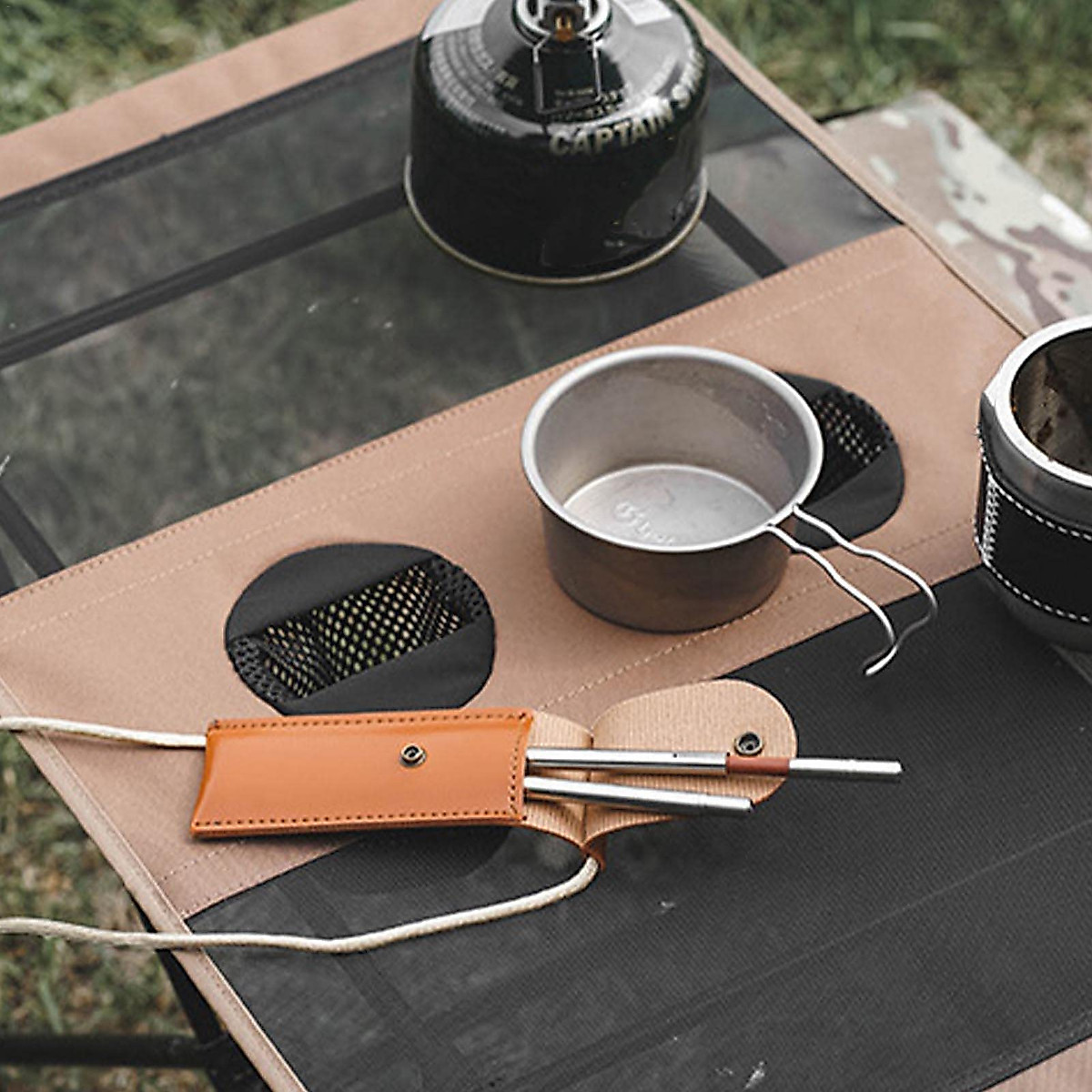 YTGER Reusable Chopsticks Foldable Chopsticks Travel Chopsticks Collapsible Chopsticks, Portable Chopsticks Wooden/Stainless Steel Portable Cutlery