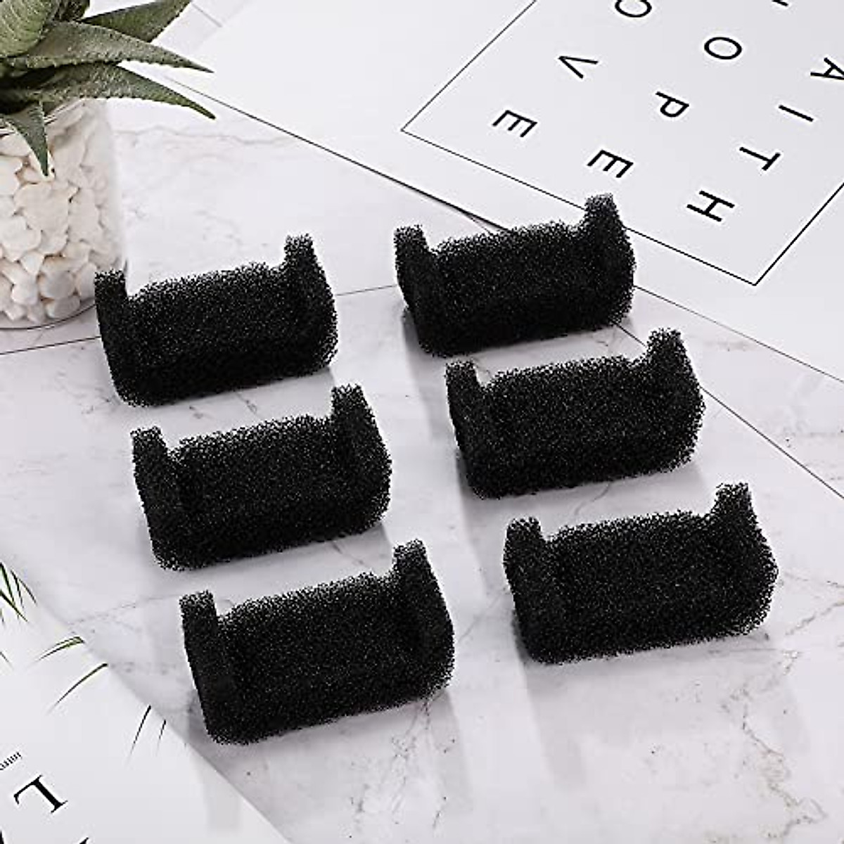 Outus 16 Pieces Sponge Filter for Cat Water Fountain Replacement Pet Fountain Foam Filter Cat Drinking Fountain Sponge Foam Filter for Pet Dog Cat Fountain