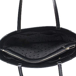 Kate Spade New York Staci Large Laptop Tote Leather Handbag Black wkru7099