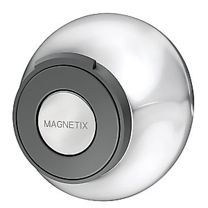 Moen Chrome Remote Dock for Magnetix Removable Handshowers with Included Wall Bracket or Permanent Waterproof Adhesive Options, 186117