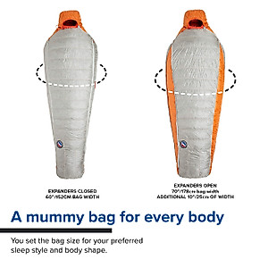 Big Agnes Torchlight UL (850 DownTek) Sleeping Bag, 20 Degree, Long