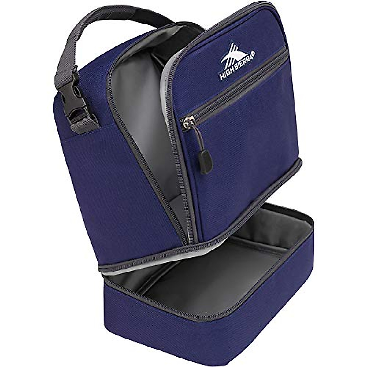 High Sierra Stacked Compartment Lunch Bag, Polka Dot, One Size