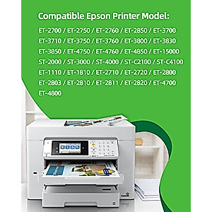 Liphontcta FASTINK Sublimation Ink for Epson ET-2720 ET-2760 ET-2800 ET-2803 ET-2830 Printer, Heat Press Transfer on Phone Case Mugs Plates T-Shirts Pillows 1…