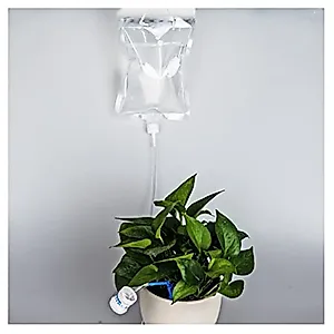Drip Irrigation Kits, 500mL Bag Drip Watering System for Potted Plants with Adjustable Flow, Self Automatic Watering System for House Plants Flowers, Irrigation Device, Plant Waterer for Indoor Outdoor Gardening Plants