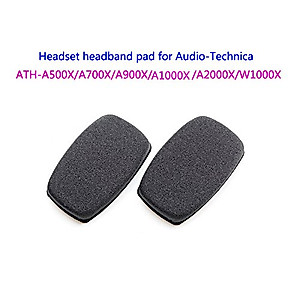 Replacement Head Band Earpad,Flannelette headpad Repair Parts for Audio-Technica ATH-A1000Z ATH-A500X ATH-A700X ATH-A900X ATH-A1000X ATH-A2000X ATH-AG1 ATH-A950LP Headset (heanband 1 Piece)