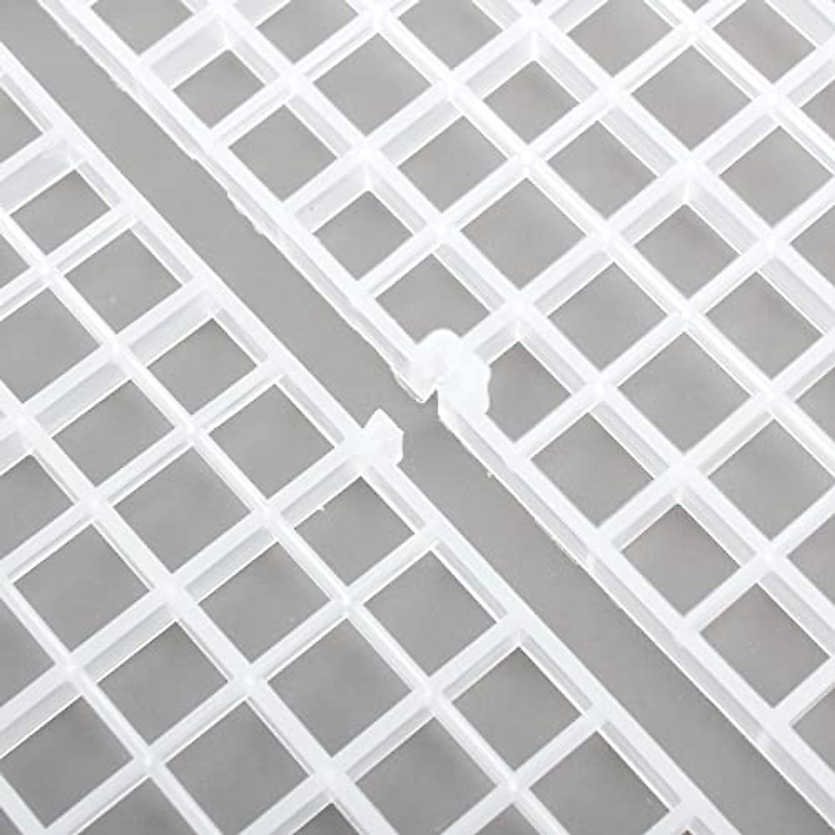 Alfie Pet - Alwina 4-Piece Set Fish Tank Anti-Jumping Net Cover - Color: Clear