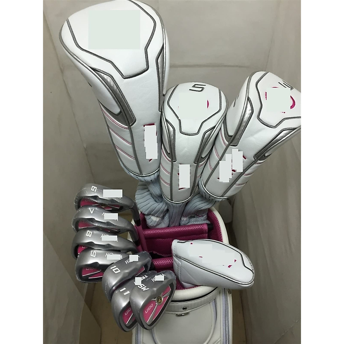 ENEMO Honma U100 Golf Clubs New Women Compelete Set Wood+Irons+Putter+Golf Bag and Graphite Golf Shaft Clubs Set (Color : 11pcs with Bag)