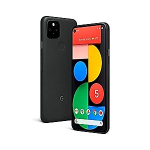 Google Pixel 5 128GB GSM Unlocked - Just Black (Renewed)