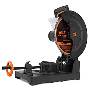 WEN CM1452 15-Amp 14-Inch Premium Multi-Material Cut-Off Chop Saw with Carbide-Tipped Metal-Cutting Saw Blade