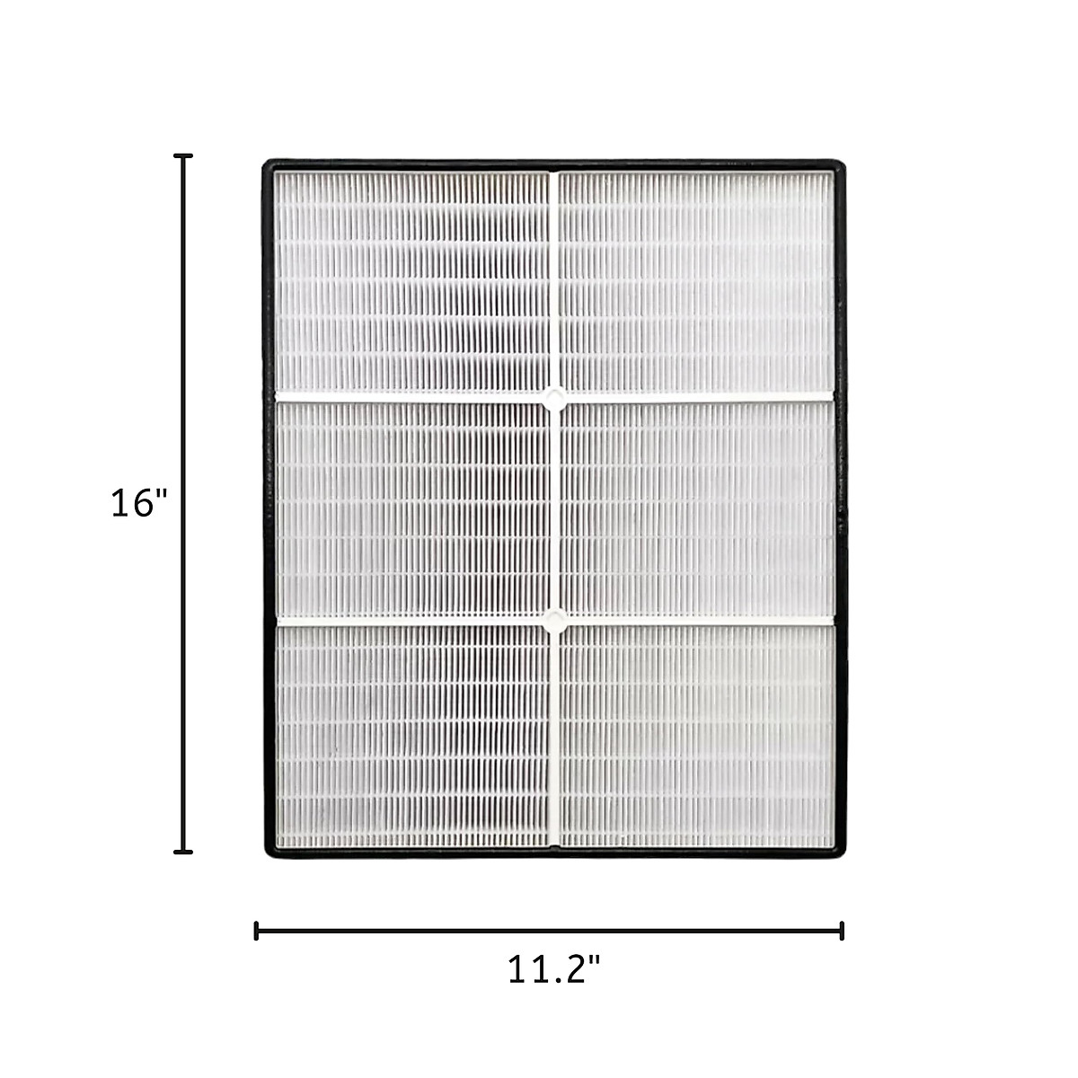 Nispira True HEPA Filter (Small) with 4 Pre-Carbon Filters Compatible with Whirlpool Whispure Air Purifier Models AP150 AP250 AP25030K APR25530L Compared to Part # 1183051 1183051K Small Filter. 1 Set