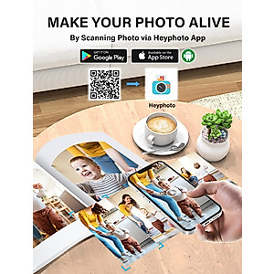 iDPRT 4x6 Photo Printer, Wi-Fi Picture Printer, Full Color Photo Printer for iPhone/Android/Laptop/MacBook, AR Video Printing, Thermal Dye Sublimation Printer, Wireless Photo Printer for Home Use