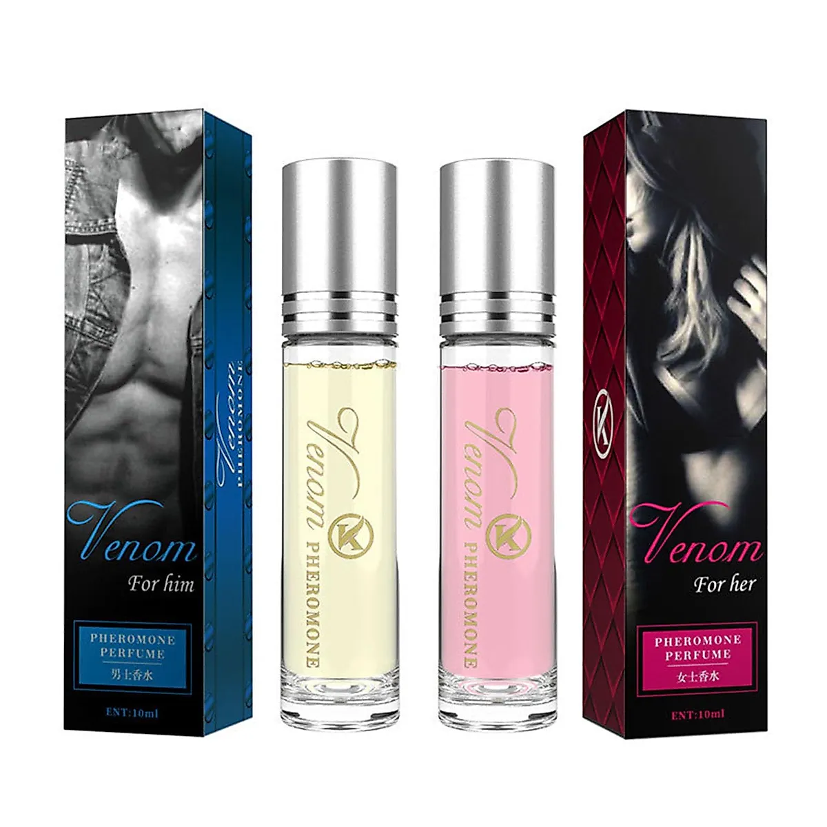 zdiwond Iblengcred's Pheromone Perfume, Ladies Desire Pheromone Perfume, 2023 New Venom Fragrance, Kakou Pheromone Fragrance Perfume, Venom Scents Pheromones for Women, Phero Perfume for Him(2pcs)