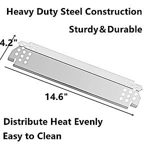 BBQ-PLUS Heat Plate and Burner Grill Replacement Parts Kit for Home Depot Nexgrill 720-0830H Replacement Parts 5 Burner 720-0888 720-0888N 720-0888S
