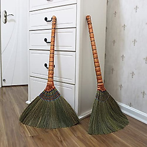 H Hand-Woven Mango Broom Soft Hair Broom Home Wood Flooring Tile Cleaning Set Hair Fantastic Single Broom Furniture