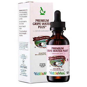 Homeopathic Gripe Water for Infants - Newborn Baby Gas Relief - Daytime / Nighttime Colic Relief for Newborns - Digestion Support & Constipation Ease Anti Gas Drops for Babies at Bedtime, 2 fl. oz.