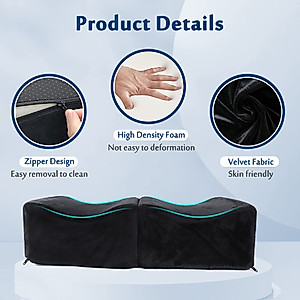 AOSSA Kneeling Pad Extra Thick Foam Knee Cushion Kneeling Mat Pads for Cleaning Floors Men Construction Yoga Exercise Gardening Folding Mechanics Pad Bathtub Kneeling Prayer Pillow Flooring Knee Pad