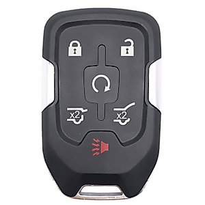 Horande Replacement Key Fob Cover Case fit for 2014 2015 2016 2017 Chevy Tahoe Suburban Silverado GMC Yukon Keyless Entry Key Fob Shell