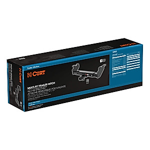 CURT 12923 Multi-Fit Class 2 Adjustable Hitch, 6-3/4-Inch Drop, 2-Inch Receiver, 3,500 lbs.