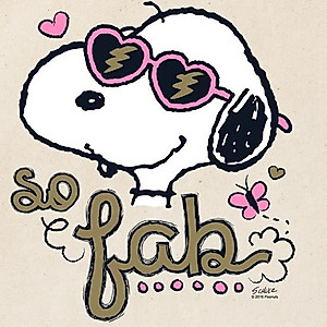 CafePress Peanuts So Fab Canvas Tote Shopping Bag