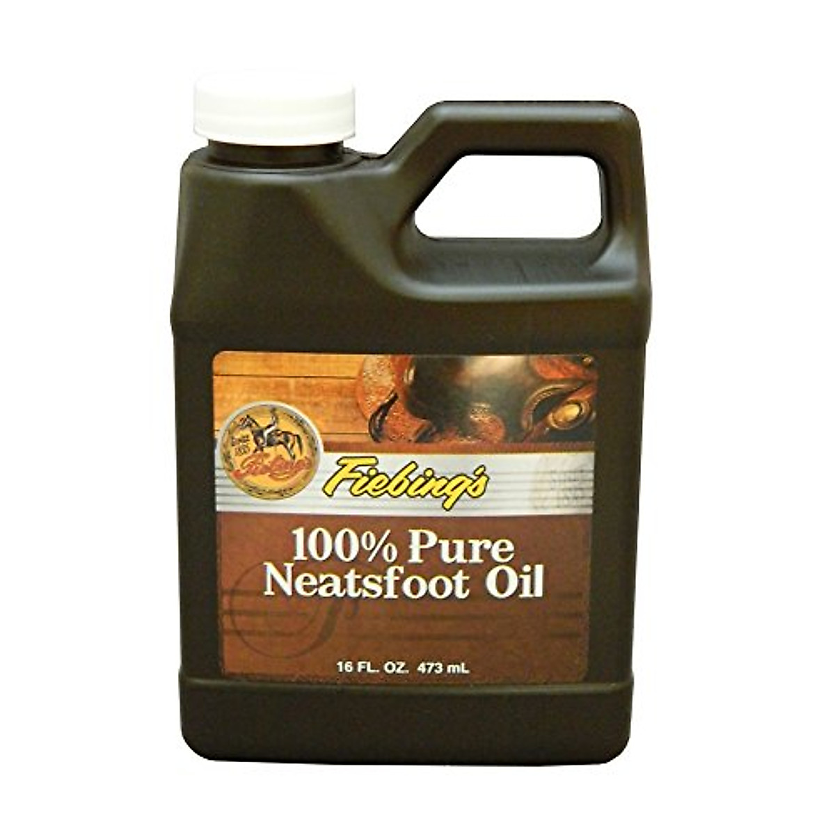 Fiebing's 100% Pure Neatsfoot Oil - Natural Leather Preservative - Great for Boots, Baseball Gloves, Saddles and More - 16 oz