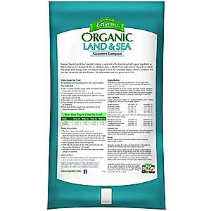 Espoma Organic Land and Sea Gourmet Compost with Lobster & Crab Meal; the Best of Both Worlds! Gourmet Planting Mix for Vegetables, Flowers, Trees & Shrubs. 1 Cubic Foot Bag