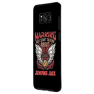 Galaxy S8+ Jumping Jack Funny Workout Humor Gym Fitness Health Case