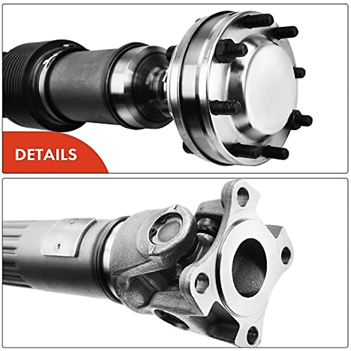 A-Premium Front Complete Drive Shaft Prop Shaft Driveshaft Assembly Compatible with Jeep Wrangler 2007 2008 2009 2010 2011 3.8L, 4WD, Replace# 52753319AC, 52853317AC