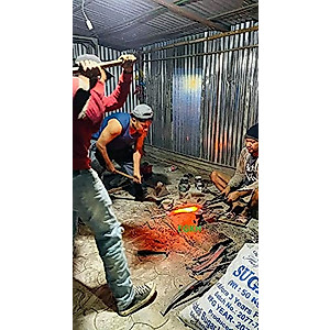 Nepal Army Kukri - Authentic Hand - Hammered Hand Forged Historical High Carbon Steel 9” Blade Khukuri Knives - EGKH Factory Outlet in Nepal - Ready to use Outdoor - Balance water tempered -