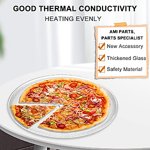 11.25" Microwave Glass Turntable Plate Replacement - Compatible with Samsung and GE -11 1/4" Microwave Glass Plate Replaces WB49X10097 WB39X0078 WB49X10034 AP3188581 PS651544 - BY AMI PARTS