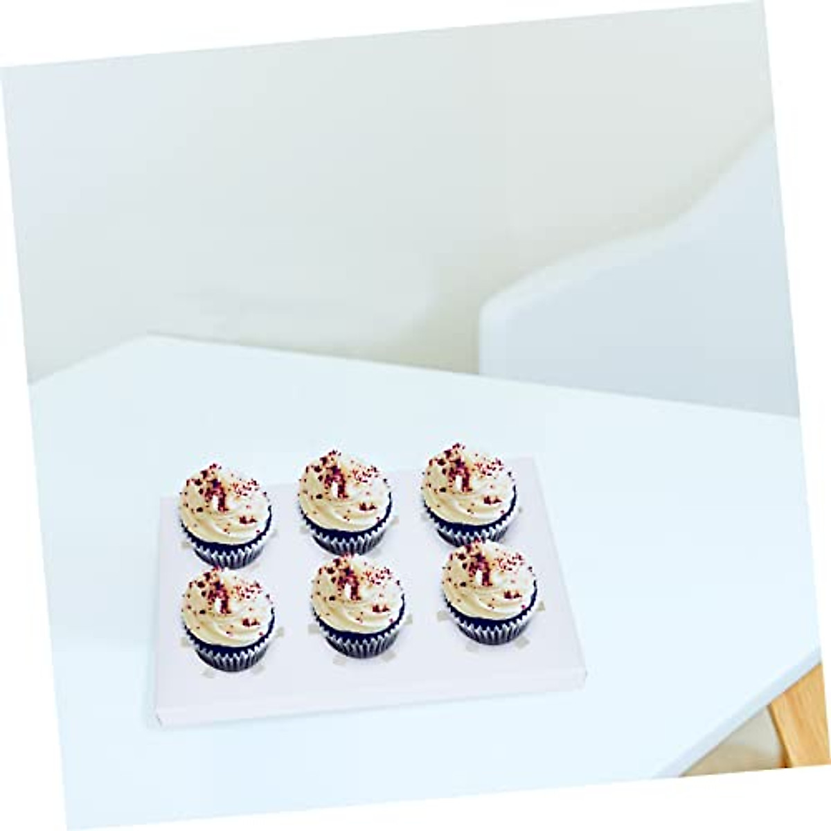 SOLUSTRE Cup Cake Paper Cup 2pcs Packaging Boxes Cupcake Box Mini Muffins Clear Container Mini Paper Cups Cheesecake Holder Containers Clear Cupcake Holder Tart Boxes Cupcake Boxes Fine