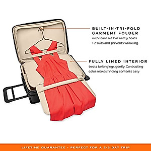 Briggs & Riley Uprights, Black, 22-inch Baseline Essential Carry-On