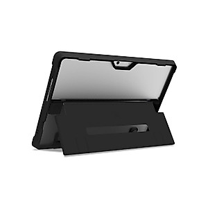 STM Dux Shell for Microsoft Surface Pro X (2019/2020/2021) - Durable and Protective Case - Black