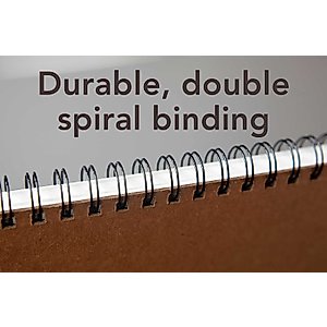 Strathmore 455-3, 400 Series Sketch Pad, 9"x12" Wire Bound, 100 Sheets, White
