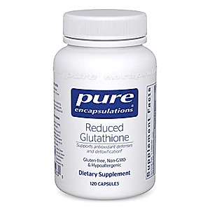 Pure Encapsulations Reduced Glutathione | Hypoallergenic Antioxidant Supplement to Support Liver and Cell Health* | 120 Capsules