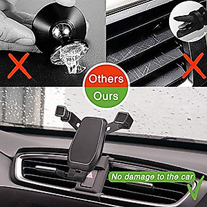 AYADA Phone Holder Compatible with Honda CRV, CR-V Phone Holder Phone Mount Upgrade Design Gravity Auto Lock Handsfree Stable Without Jitter Easy to Install CRV CR-V 2017 2018 2019 2020 Accessories