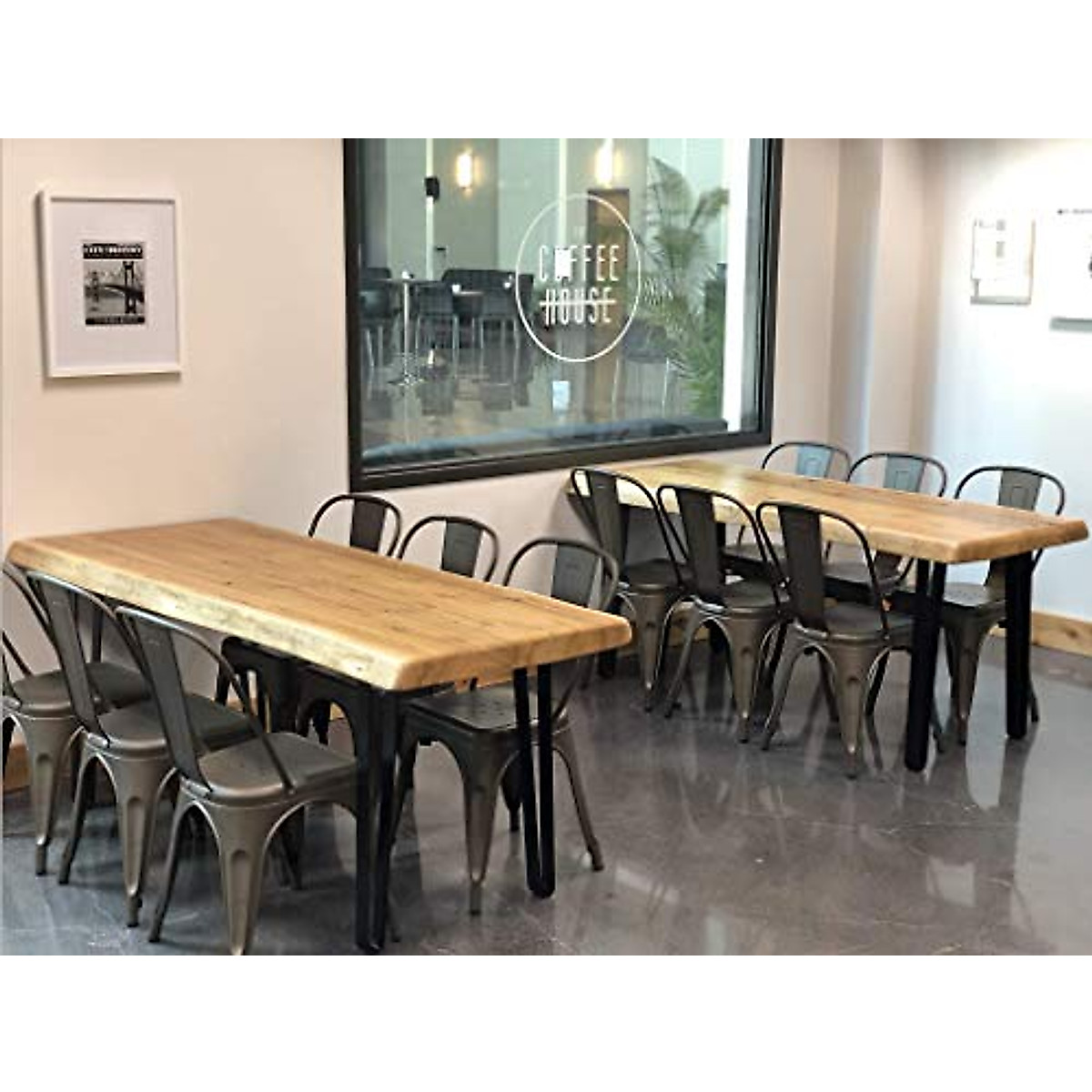 Hairpin Legs (Single Leg) (Size Ranges: 8" to 27") (1.5" Wide - 3/16" Thick Metal) U Shape Legs, U shape Legs, Coffee Table Legs, Furniture Legs, Bench Legs, Desk Leg, Industrial Modern, Home, DIY