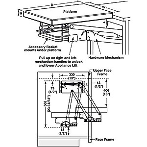 Cabentry KV Appliance Mixer Lift